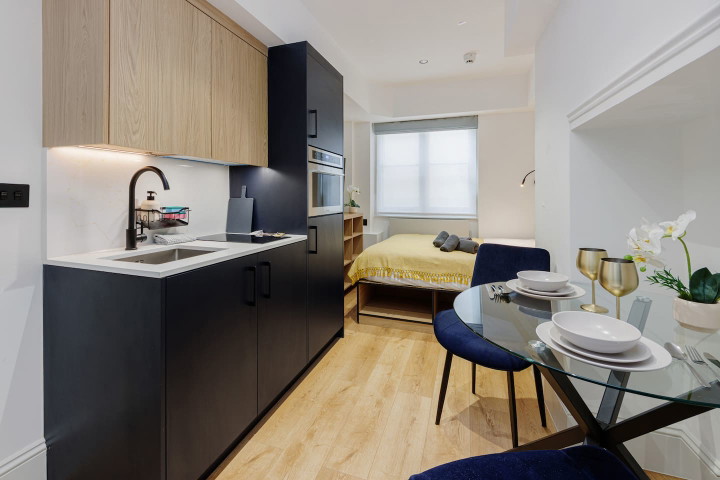 (21/f02)*new Modern Studio Zone 1 Hyde Park+wi-fi - Brentford