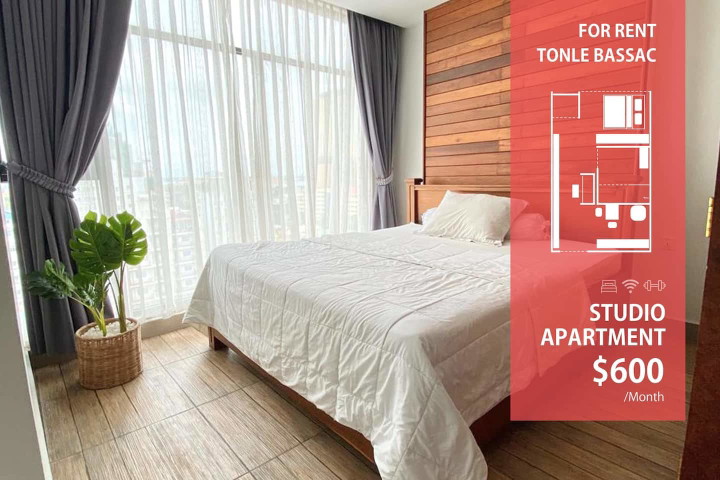 Bs51-large Window Apt. City View 5min Riverfront - Cambodia