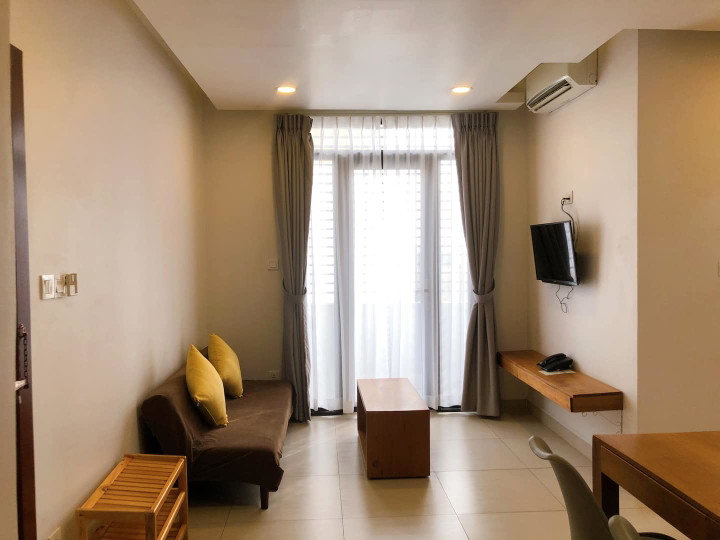 2 Bedrooms Unit - Ptas Tauch/3f Bright Front View - Phnom Penh