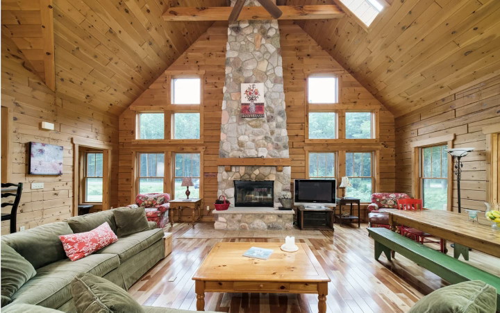 The Log Home @Onekama Near Arcadia, Beach, Dunes. - Manistee, MI