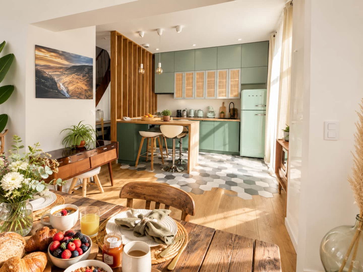 Maison|climatisation|jardin|4 Parking|5 Chambres - Grenoble