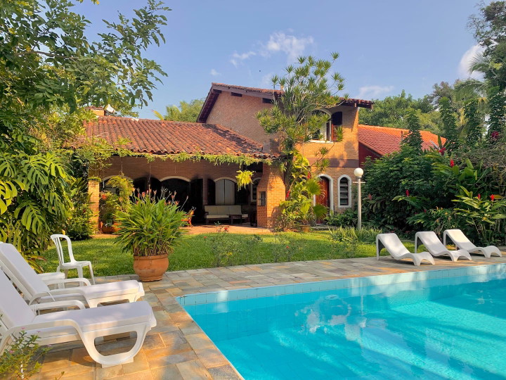 Pool Chalet - Toque-toque Chalets Refuge - São Sebastião