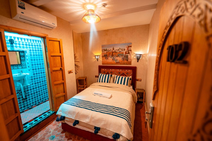 Double Room Riad Bleu Azahraa - Safi