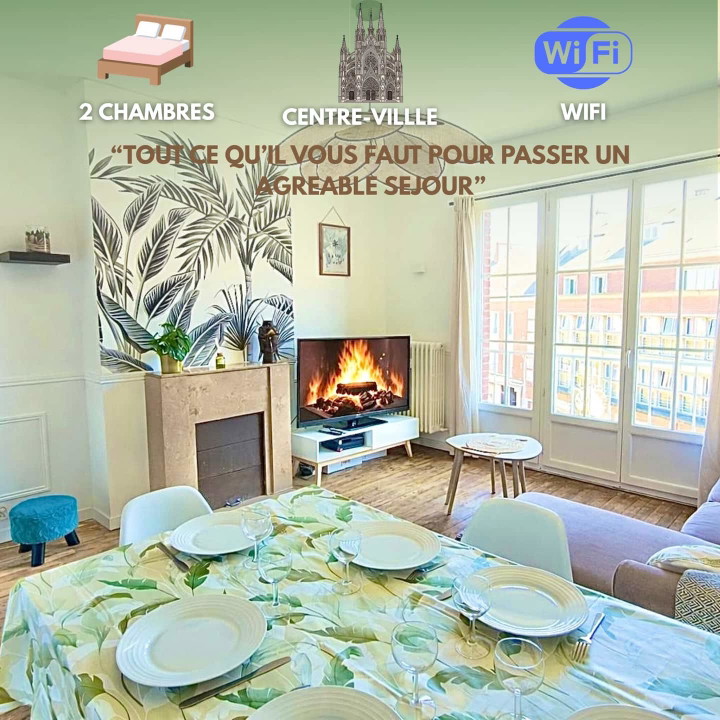 La Loge Cathédrale - 6 Pers - Hypercentre - Amiens