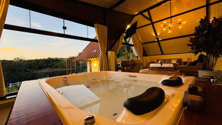Cabana Com Vista Jacuzzi Aquecida E Lareira - Brazil