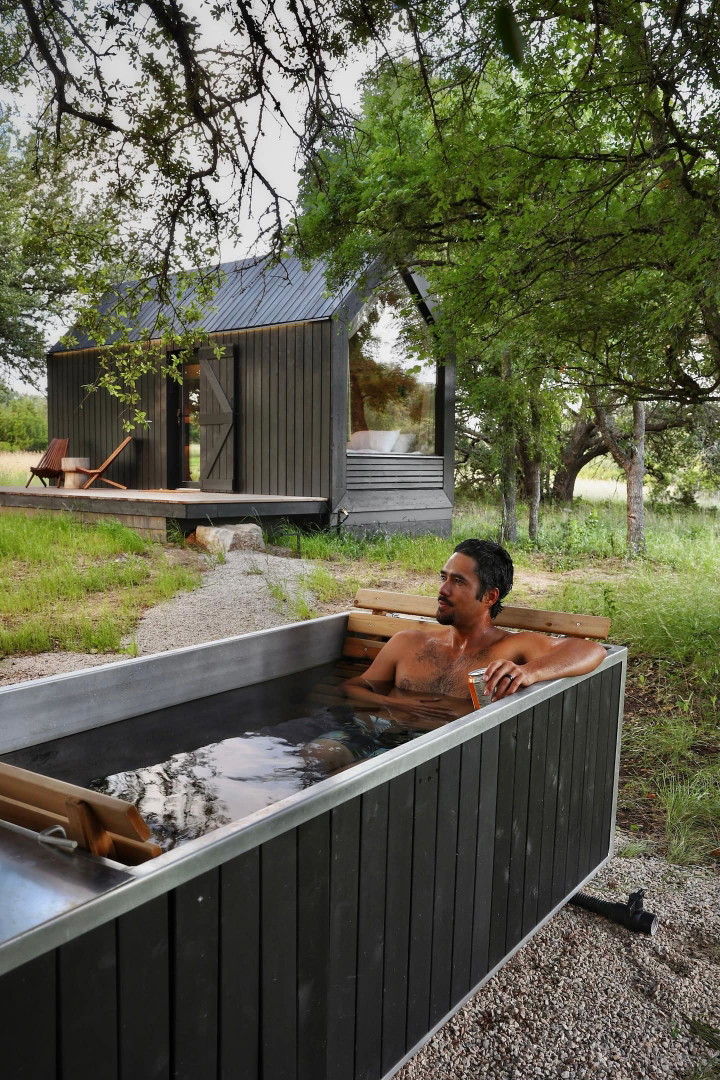 Nature Cabin  Wood-burning Hot Tub - Texas