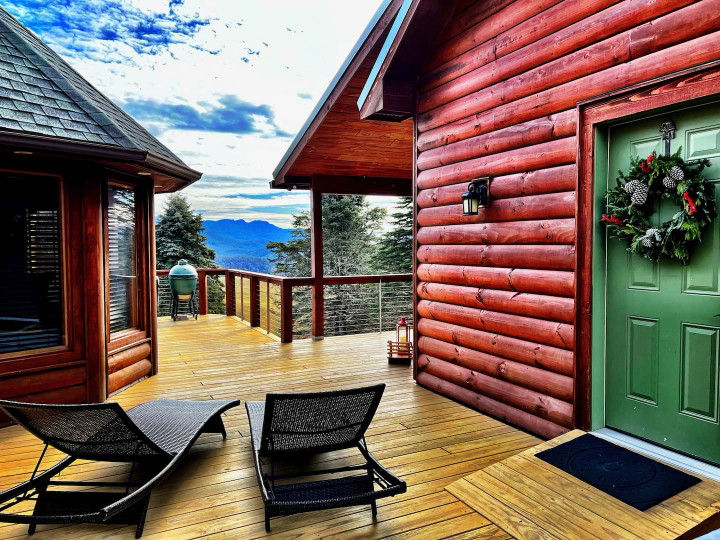 Grandfather View Log Cabin+elevator+hottub+firepit - Banner Elk, NC