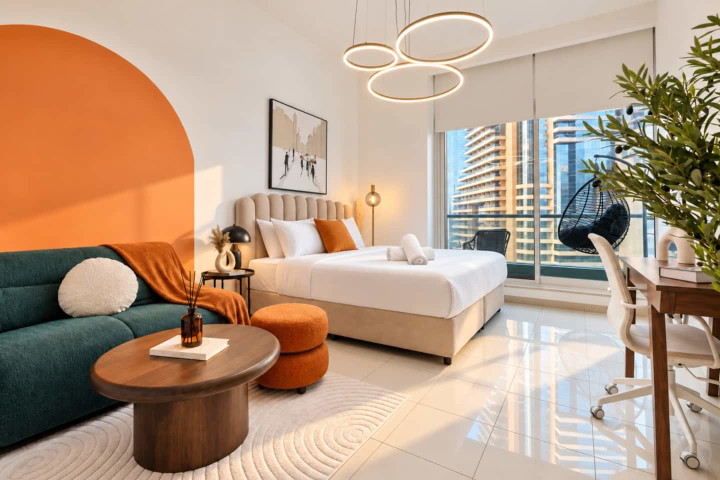 5min To Jbr Beach| Stylish With Spacious Balcony - Dubai Marina