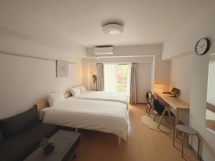 Quiet 33㎡ Apt Near Keio Univ. | Work & Long Stays - Yokohama