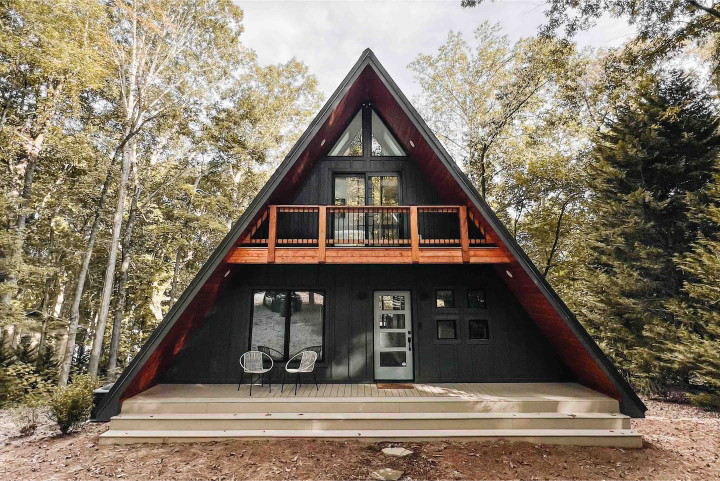 Hey Frame: Modern A-frame Cabin On Lake Hartwell - Lake Hartwell