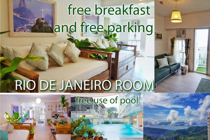 Rio Room Facing Taal Volcano, Free Bfast & Parking - Talisay