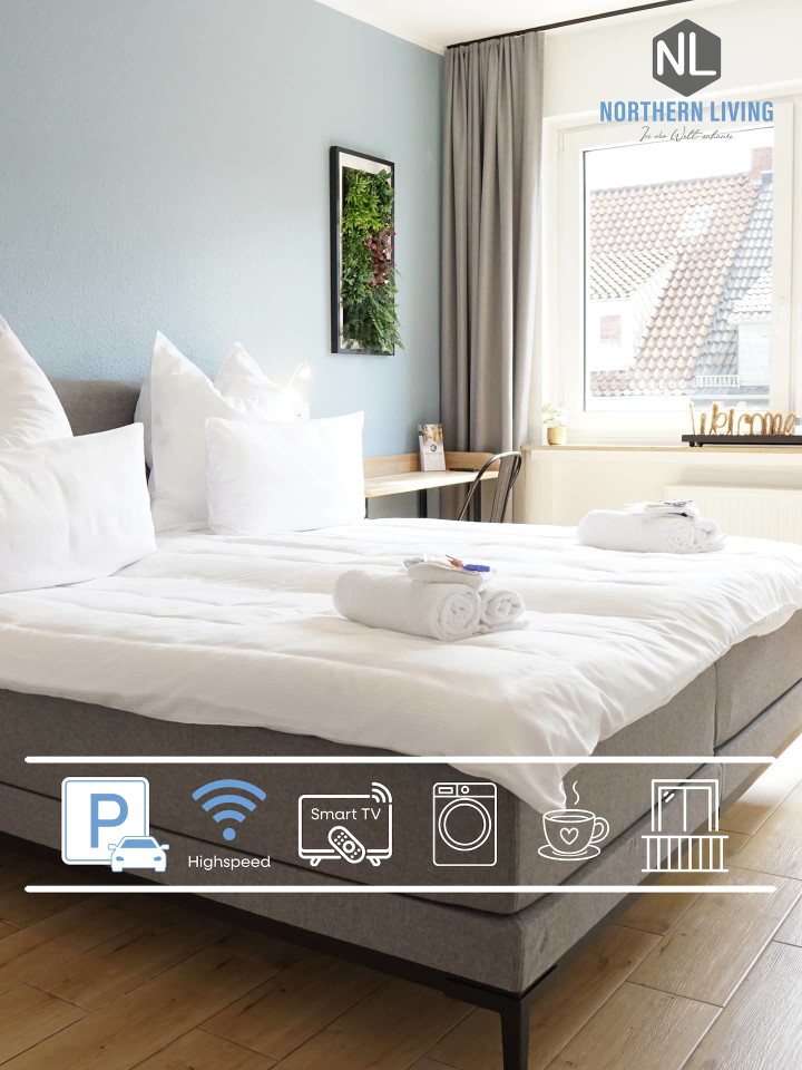 Urban Comfort Near City Center, Balcony, 6ppl - Bremen