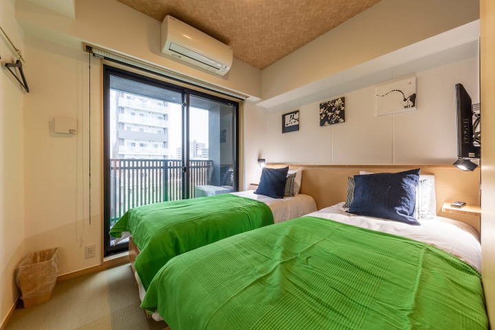 [Cai Sai] Tawaramachi Sta.2min/4pax/1dk/4 Single-beds - Ginza
