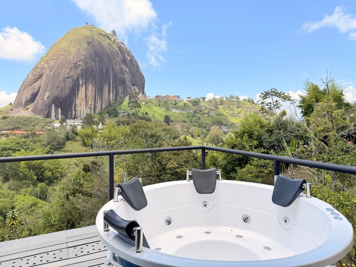 Cabaña Y Jacuzzi Privado, Vereda La Piedra 8 Perso - Guatapé