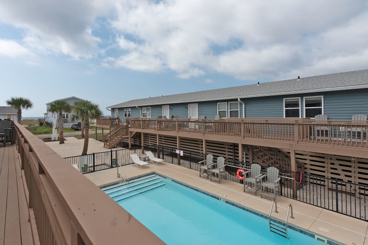 The Villas At Oak Island #6, Pool & Ocean Views - Oak Island, NC