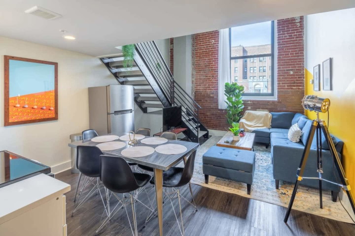 Sosuite | Loft 3 Chambres Avec Salle De Sport, Salon, Buanderie Commune - Philadelphie, PA