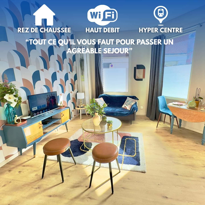 T2 Cozy Cathedral - Ground Floor - Hypercenter - Amiens