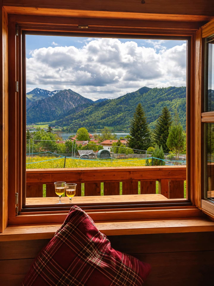 Chalet With Lake Schliersee View No. 3, Kitchen Bathroom New - Tegernsee