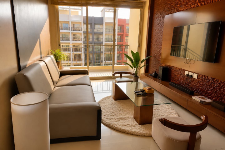 Stunning 2bhk With Pool View - Goa