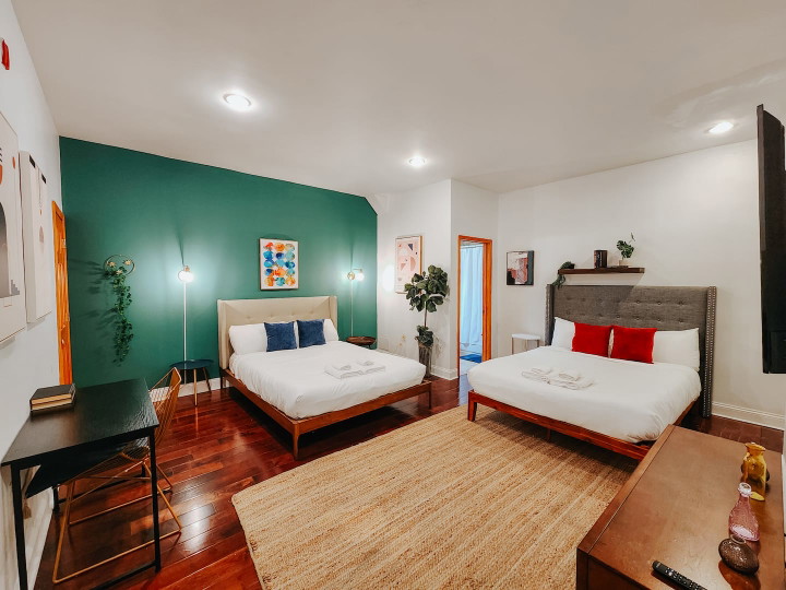 Prime | Lit King Size | 2 Salles De Bains Attenantes | Téléviseur 65" - Philadelphie, PA