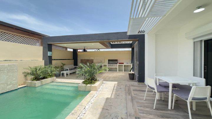 ÉLégante Maison Estrella Marina 117 Pool+bbq - La Romana