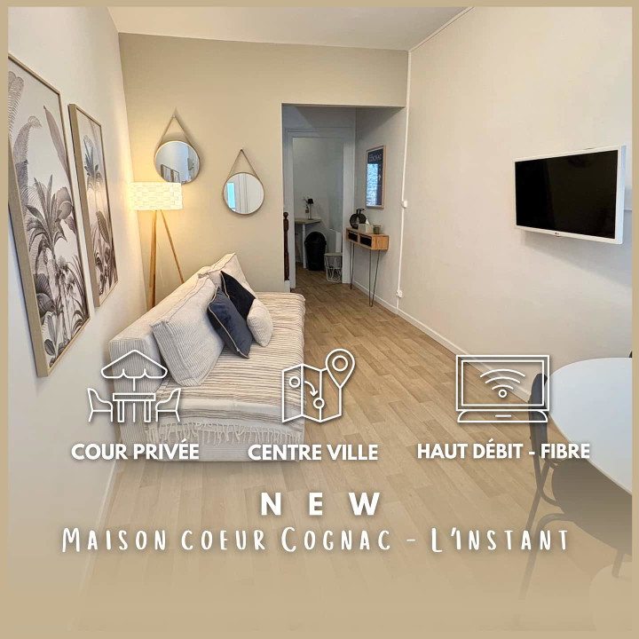 *New* Linstant Maison Cosy Avec Terrasse - Cognac