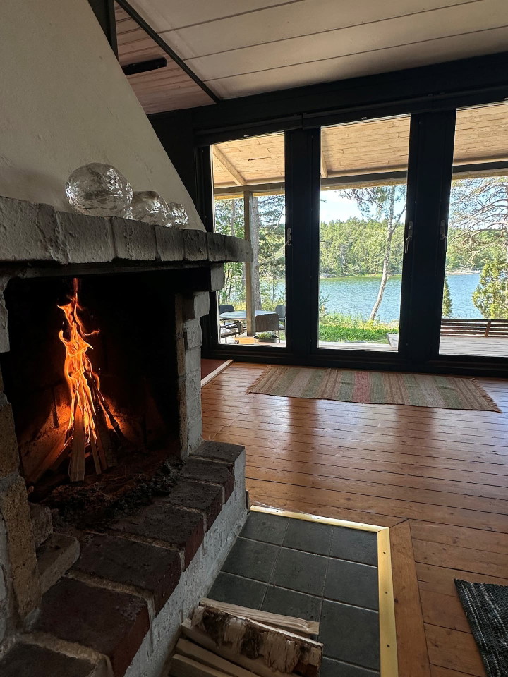 Fireplace, Nature Reserve & Privacy At Kustvy - Sweden