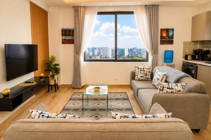 Skyline 1 Chambre Westlands | Piscine Sur Le Toit, Salle De Sport, Télévision 65 Pouces - Kenya