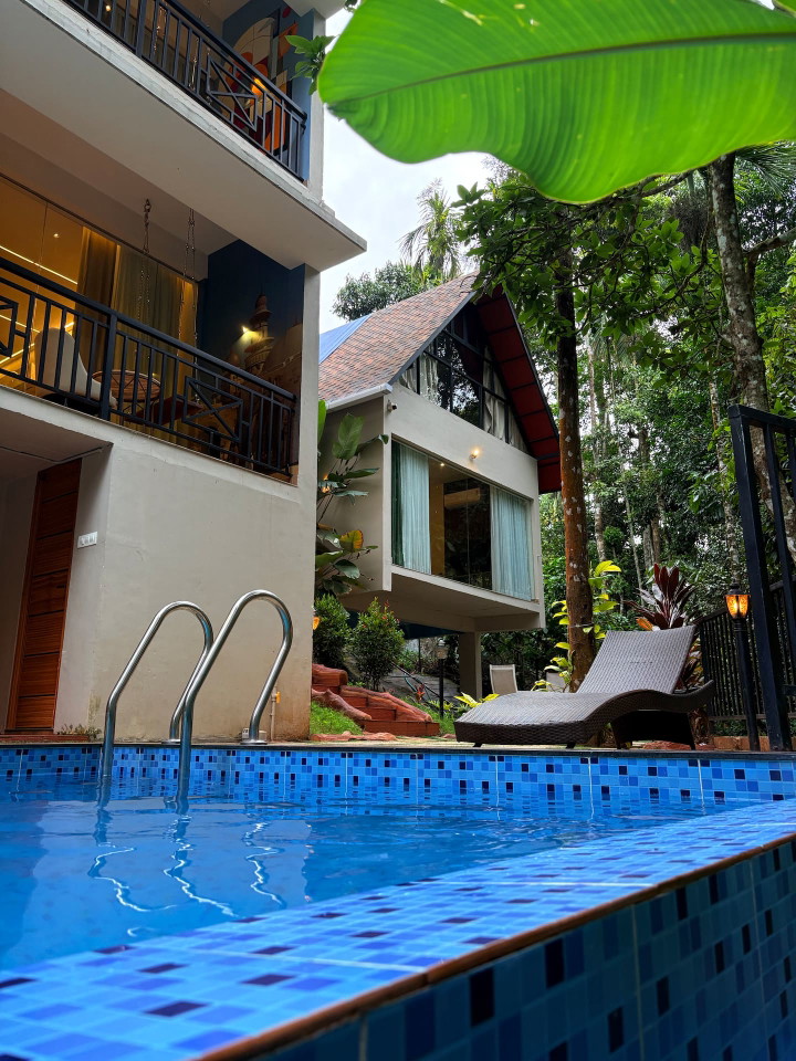 Luxury A-frame Villa With Pool & Bonfire - Kerala