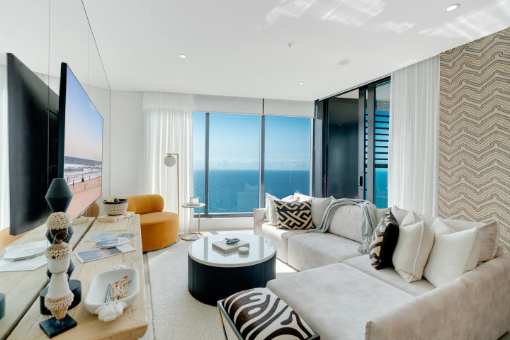 Luxe 3br 50th Floor Oceanview - Pool Gym Sauna - Surfers Paradise