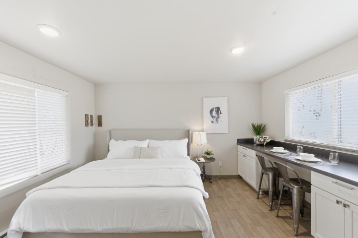 King Bed | Downtown Hide Out - Bozeman, MT