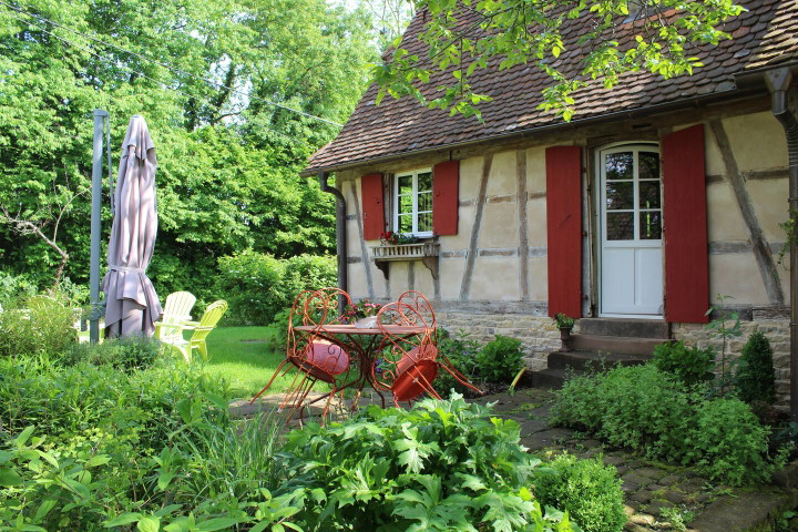 Charmantes Ferienhaus In Ruhiger Umgebung Und Im Grünen Gelegen, Sauna - Elsass