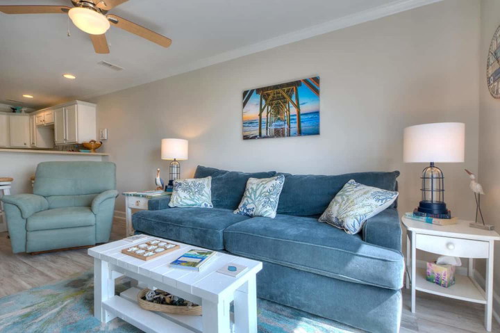 Beachy Keen Condo With Ocean View In Oak Island! - Oak Island, NC