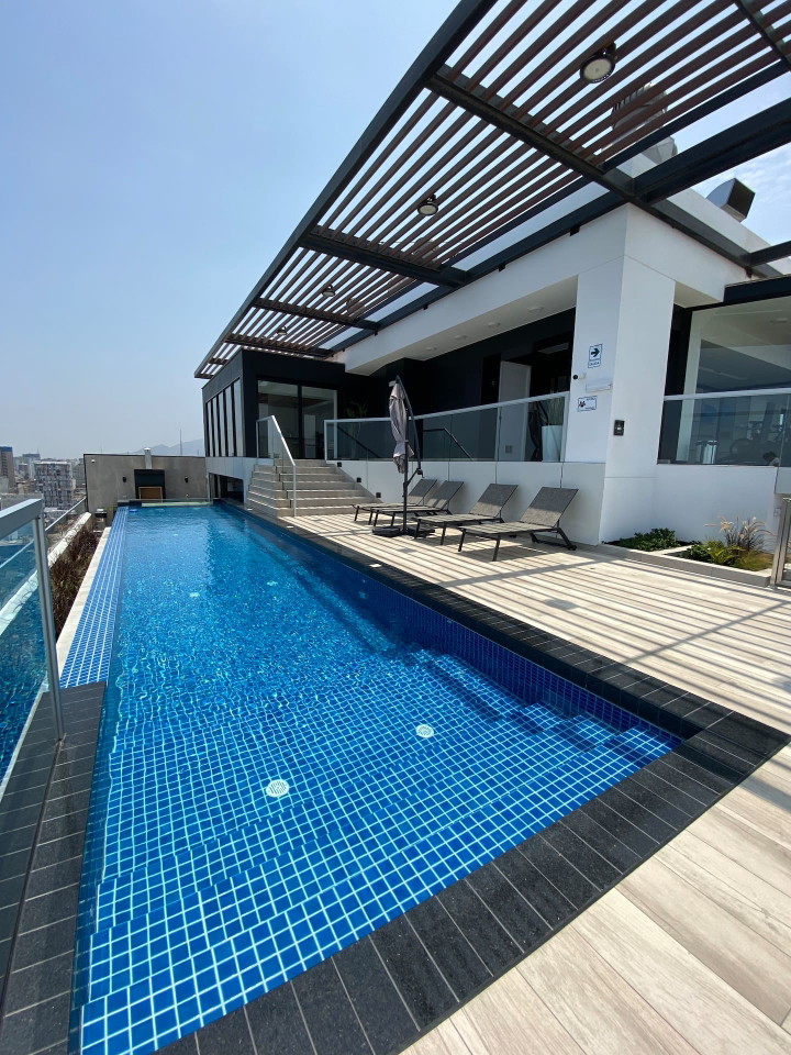 Appartement Avec Salle De Sport, Piscine, Barbecue Et Bar - Lima