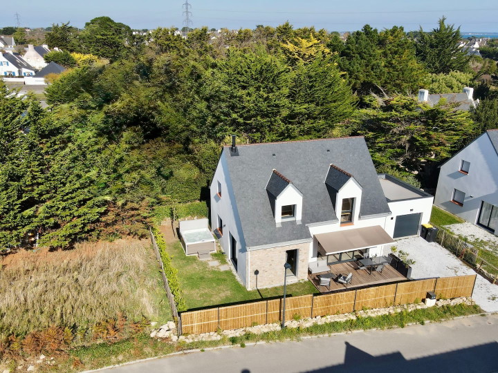Maison Neuve Jacuzzi Privé Plage & Centre à Pieds - Morbihan
