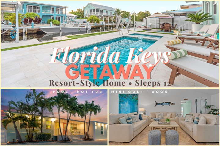Florida Keys Resort-style Home W/ Pool & Dock 5/3 - Marathon, FL