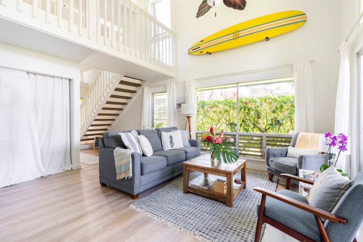 Natural Hawaiian Light And Tropical Breezes Fill Hale Indigo - Kauai, HI