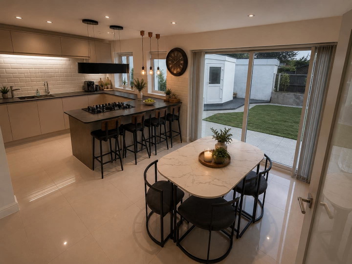 Stylish 4br House + Annex - 2.5 Bath - Sleeps 12 - Leicester