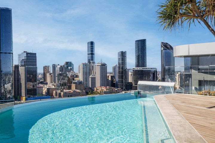 Walk Everywhere 𖤓 Southbank 1bdr W Parking & Pool - Brisbane