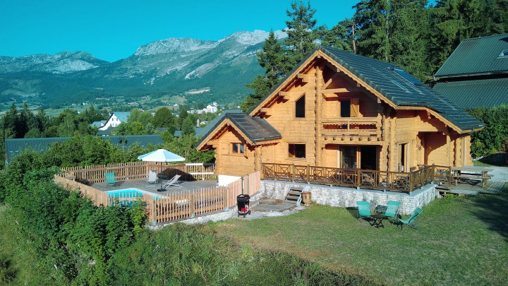 Authentique Chalet Bois - Splendide Vue Et Piscine - Villard-de-Lans