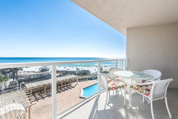 Gulf View Balcony ~ Seasonally Heated Pool - Santa Rosa Beach, FL