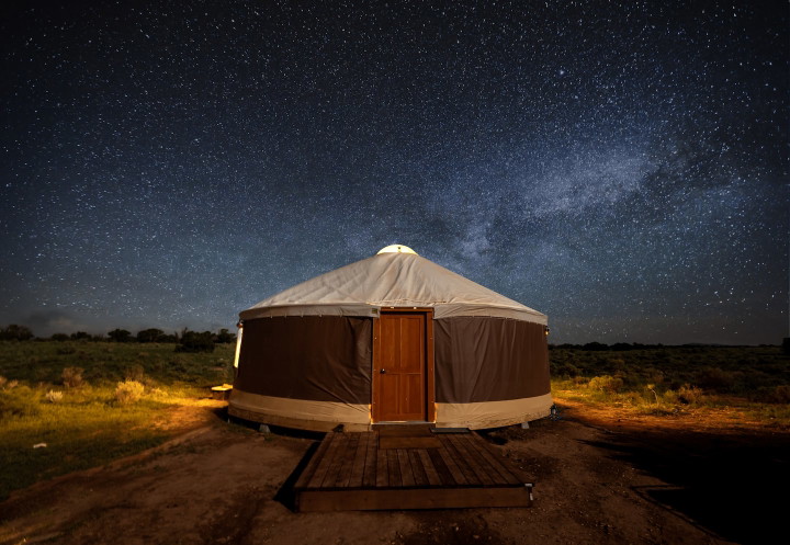Glamping: Grand Canyon Magnificent Mahal Yurt - Grand Canyon National Park
