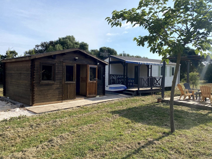 Mobilehome+chalet, Plage à 100m - Carqueiranne