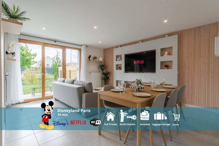 La Villa Maupiti, 10/12pers 10min Disneyland Paris - Montévrain