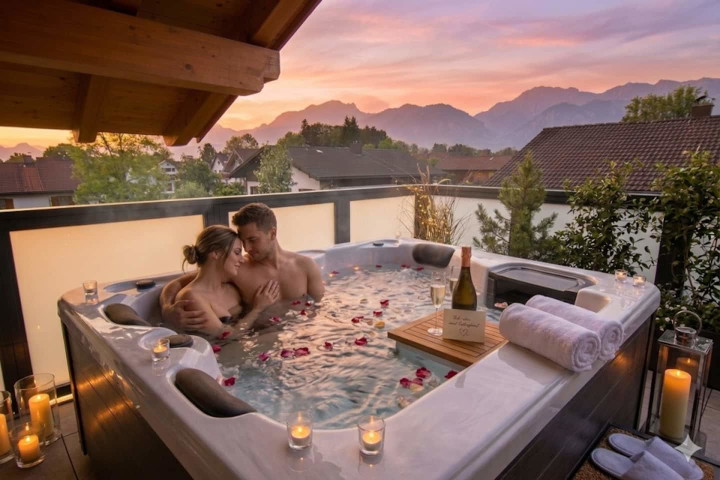 "Penthouse Suite" Whirlpool Sauna Romantic Wellness - Rosenheim