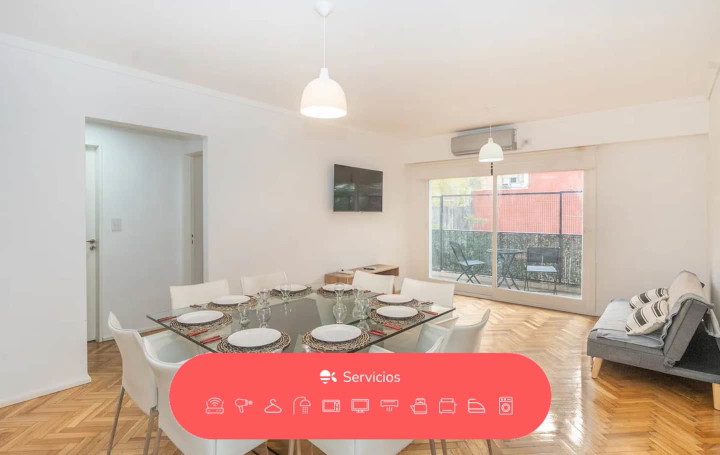 Belgrano Apartment With 2 Bathrooms, Sleeps - San Martin, Argentina