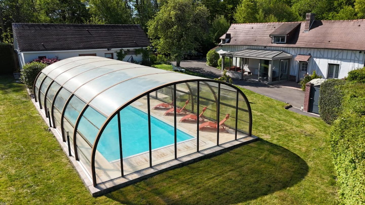 Gîte 15 Personnes - Piscine Couverte - 1h De Paris - Normandië