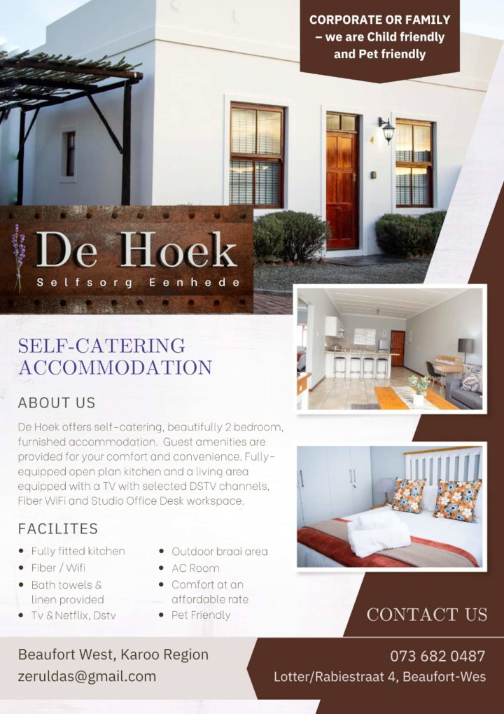 The Corner Self-catering Unit - Beaufort West