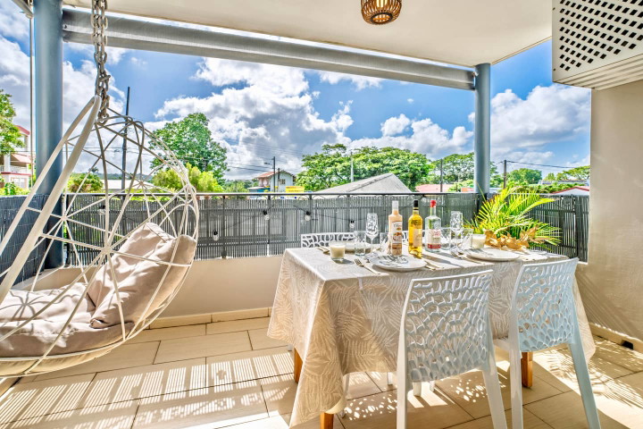 Cassiopée Studio - Terrasse - Quartier Didier - Fort-de-France