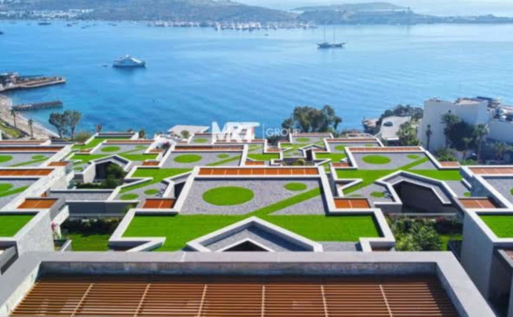 Harika Manzara Denize Sıfır Lüks Rezidans - Bodrum